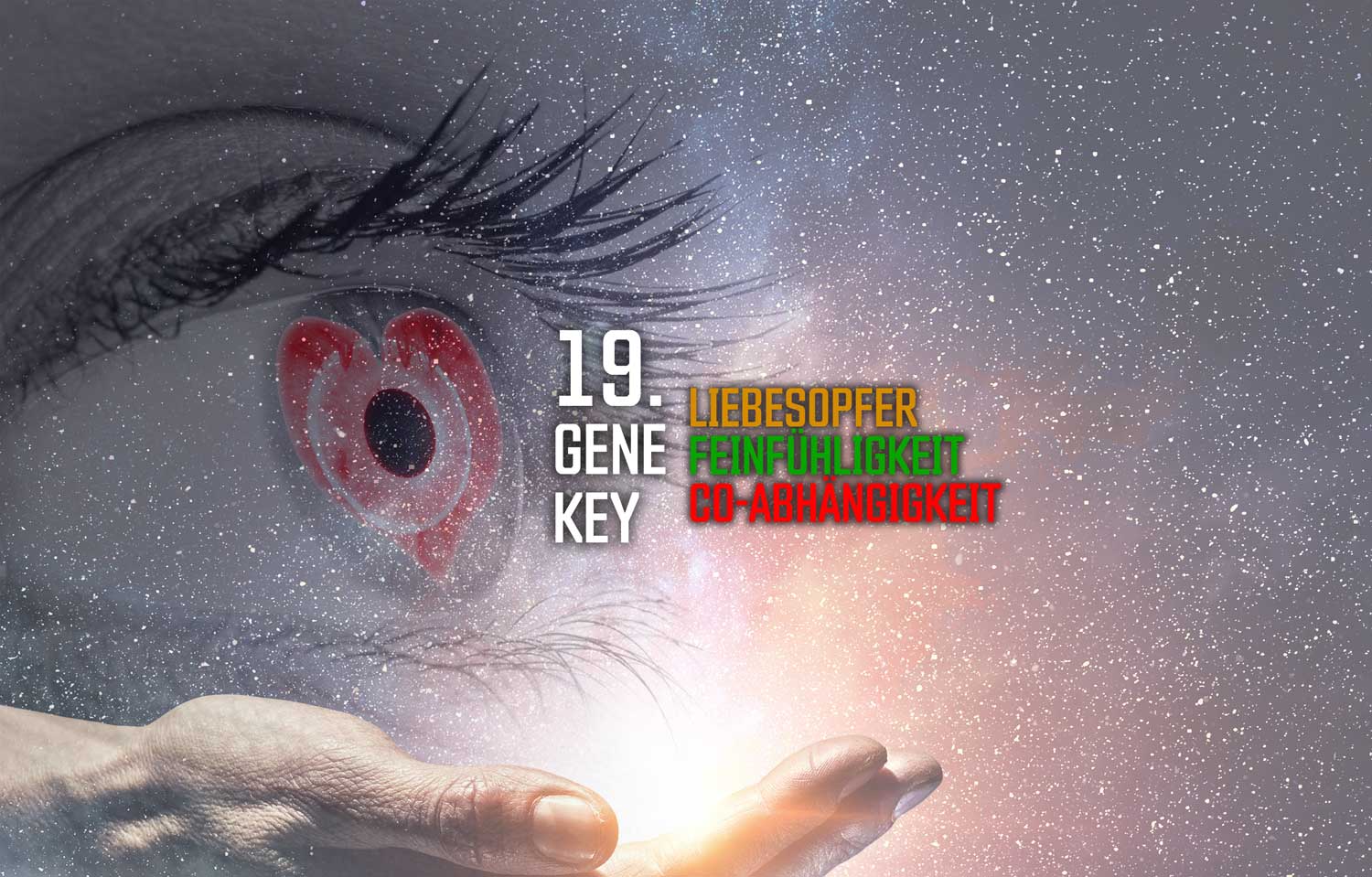 Gene Key 19 Von Co-Abhängigkeit zum Liebesopfer Gene Keys 19